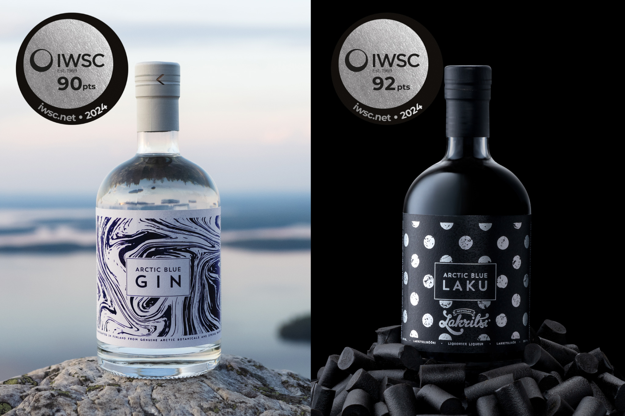 IWSC 2024で「アークティック ブルー ジン」と「アークティック ブルー ラク」が銀賞を受賞しました！ - 世界のお酒の輸入販売 アイデイ商事